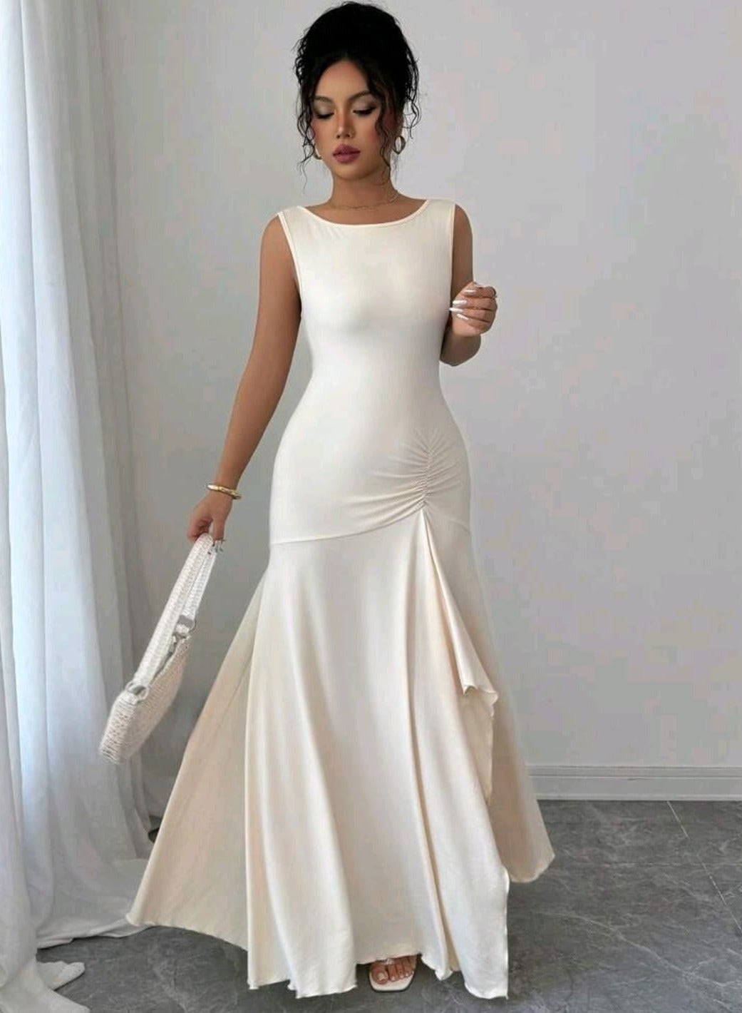 Shein SHEIN Women's Pleated Casual Elegant Tank Dress For Summer | Best ...