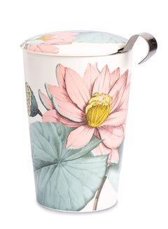 Tealand Double-wall Porcelain Teaeve Padma Teacup with Infuser and Lid ...