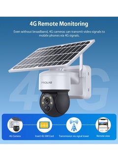 PROLAB Prolab Solar 4G Camera 6 Watts Battery with Two Way ...