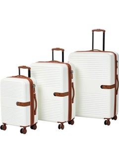 SONADA Luggage Set of 3 Classic Collection 4 Double Wheels and TSA Lock ...