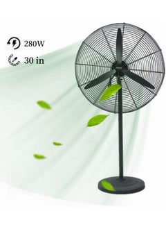 Perfin Pedestal Stand Fan 280W High Velocity 3 Speed Commerial ...