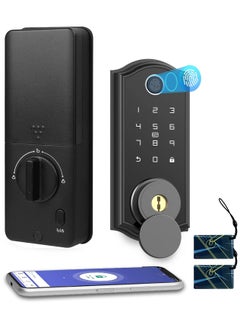 Generic Keyless Entry Door Lock Smart Deadbolt with Bluetooth Biometric ...
