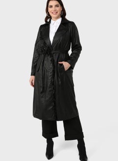 Alia by modanisa Pocket Detail Longline Coat UAE | Dubai, Abu Dhabi