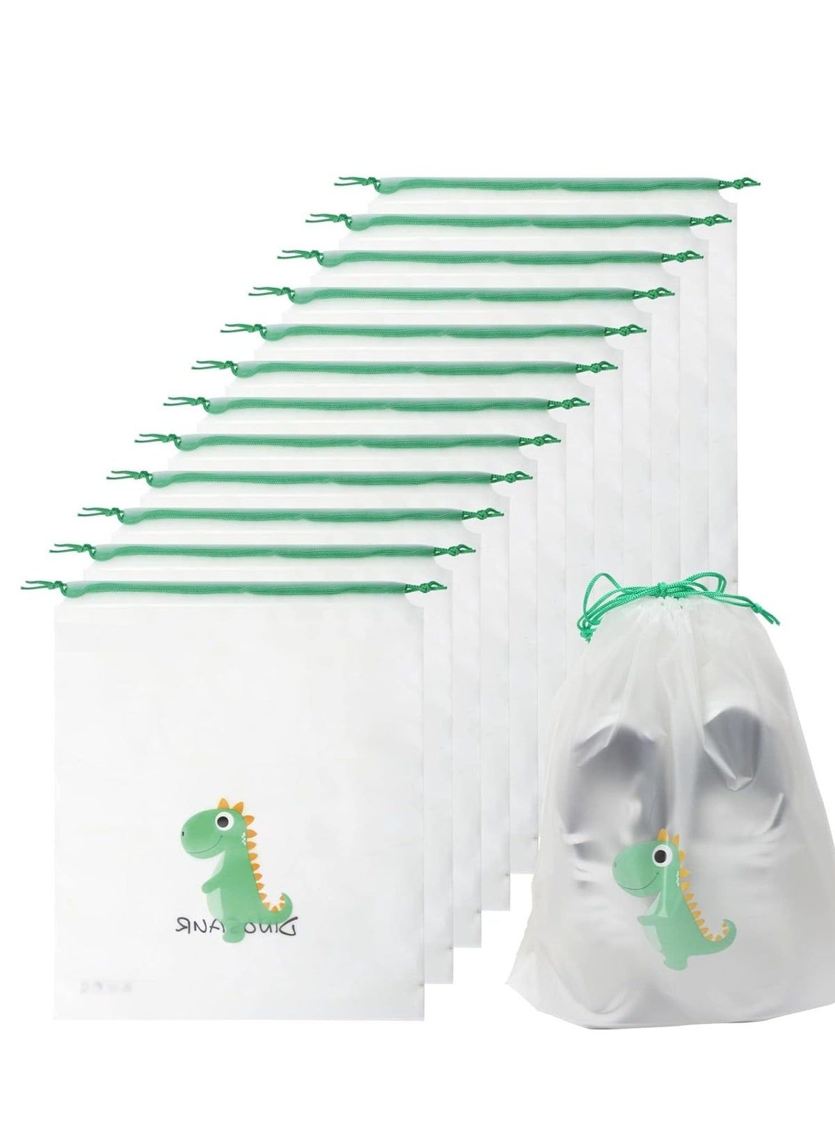 SOLARAE 24 Pcs Shoe Bags For Travel, Large Clear Shoes Storage ...