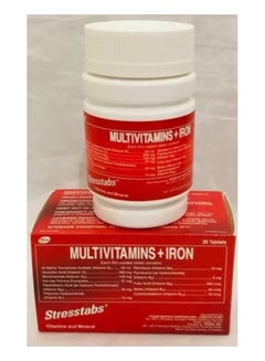 Stresstabs Multivitamins+Iron Tablets 30csp | Best Price KSA | Riyadh ...