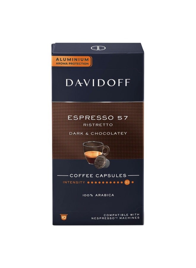 Davidoff Davidoff Espresso 57 Intensity 10Coffee Capsules 55 g | Best ...