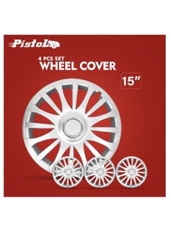 Pistol 15 inch Hubcaps 4 Pcs Set Tires Automotive Hub Wheel Cap 15 inch ...