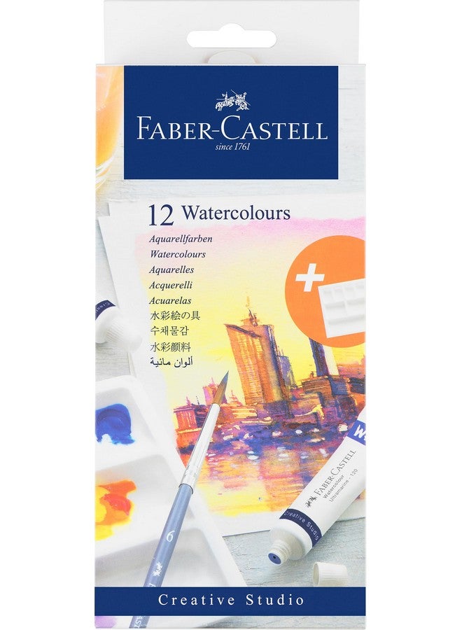 FABER-CASTELL Faber-Castell Creative Studio Watercolours 9 Ml Set of 12 ...