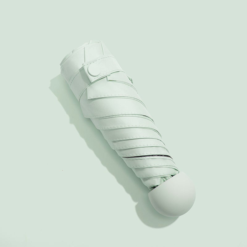 Generic Capsule Sun Umbrella Uv Protection Dual-Use Women'S Mini 50% ...