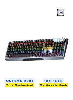 mc Wired Mechanical Keyboard Metal Panel NKRO with Multifunction ...