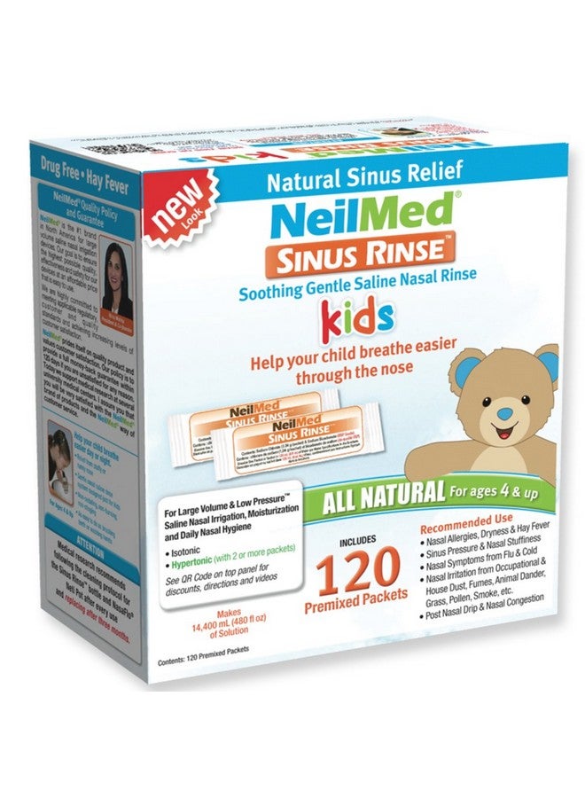 NeilMed Neil Med Sinus Rinse Pediatric Packets, Premixed 120/Box | Best ...