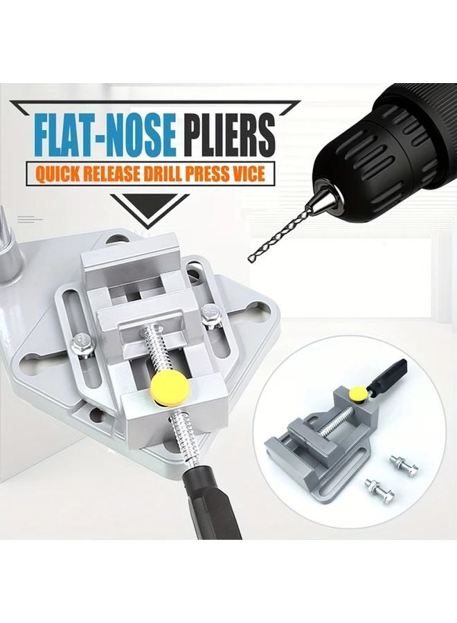 Generic Flat Nose Pliers Mini Vise Quick Release Drill Press Vice Bench ...