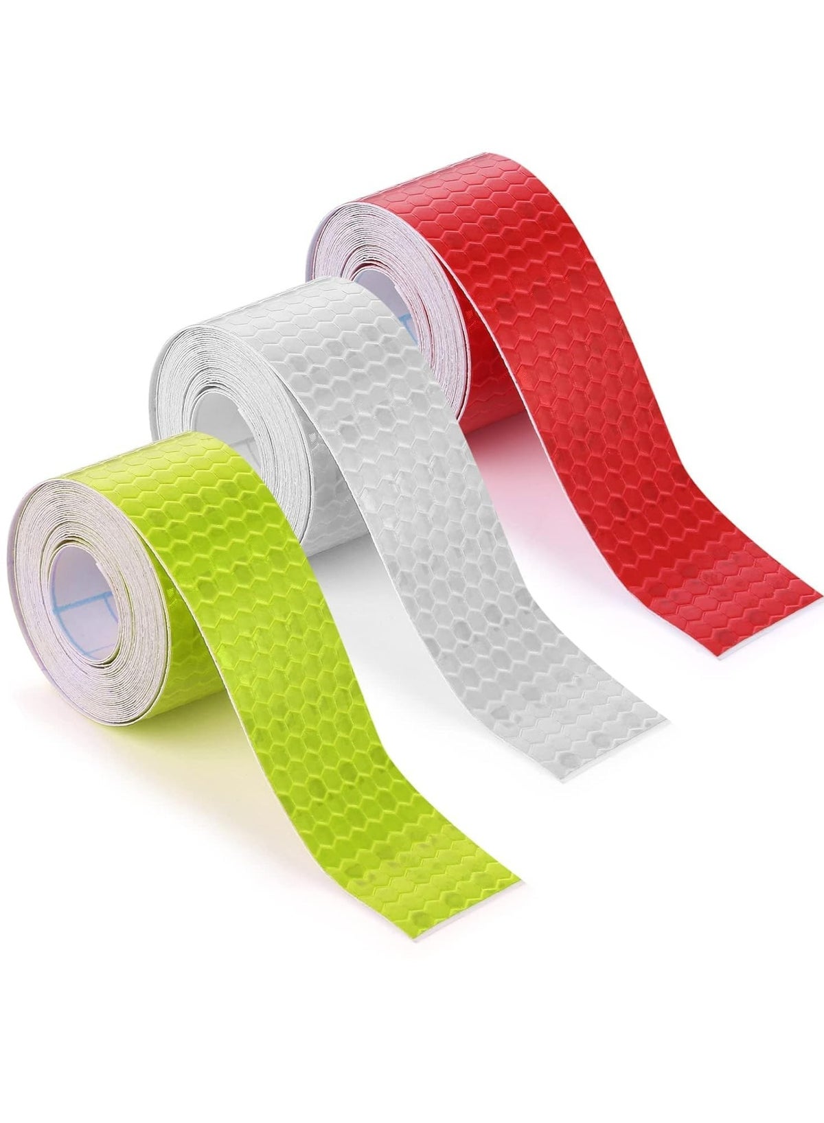CMGTYYD 3 Rolls Reflective Tape Reflective Warning Tape Outdoor ...
