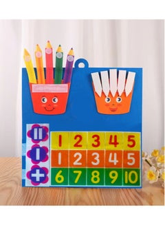 Generic Felt Board Pencil Numbers Counting Toy, Math Teaching Learning ...
