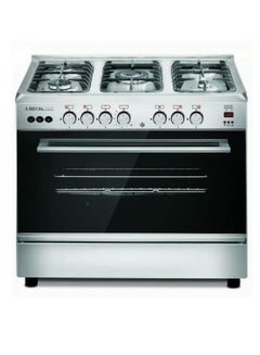 ROYAL GAS Royal Gas Cooker, 90 cm, Full Safety Crystal, with Digital ...