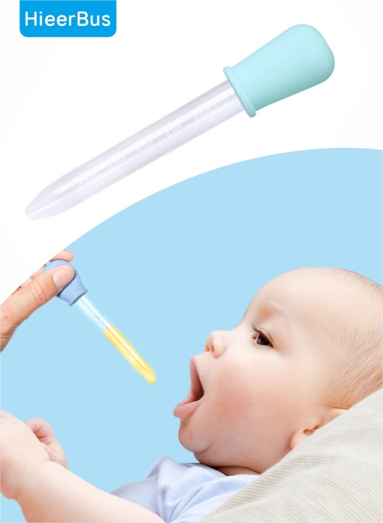 HieerBus Baby 5ml Small Silicone Plastic Dropper Feeder Pipette Dropper ...