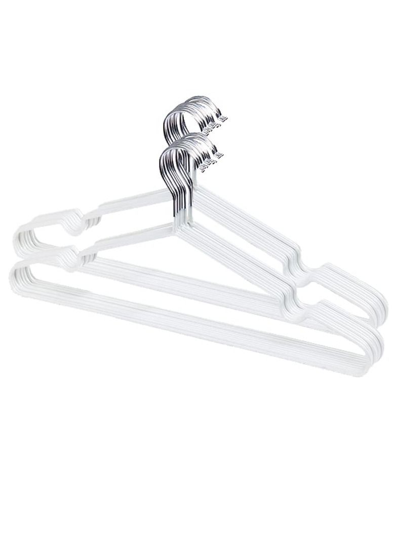 TYCOM Non-Slip Steel Hangers - Suit Hangers (20 Pack) Ultra Thin Space ...