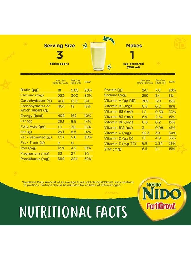 Buy Nido Fortified Full Cream Powder Milk Online | 15 Minutes Instant ...