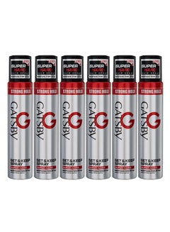 GATSBY Super Hard Set And Keep Spray 250ml (Pack of 6) UAE | Dubai, Abu ...