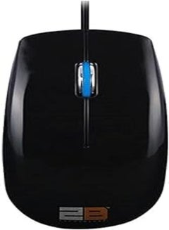 Generic 2B (MO16L) Optical wired mouse Piano finishing - Black/Blue ...