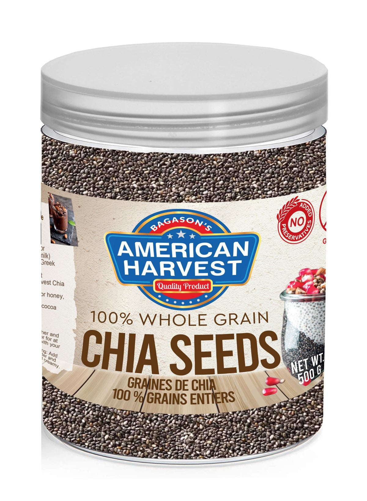 American Harvest Chia Seeds 500g | Best Price UAE | Dubai, Abu Dhabi