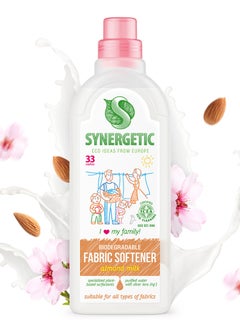 SYNERGETIC SYNERGETIC Laundry Liquid Fabric Softener, Hypoallergenic Fabric Conditioner, Plant ...