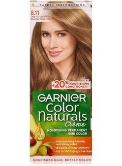 Garnier Garnier Color Naturals Permanent Creme Hair Color - 8.11 Deep ...