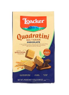 Loacker Quadratini Crispy Multigrain Wafers With Chocolate Cream ...