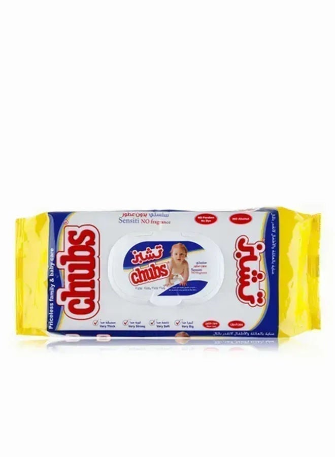 Chubs Sensitive Baby Wipes Flow, 40 Pcs, 40'S | Best Price UAE | Dubai ...