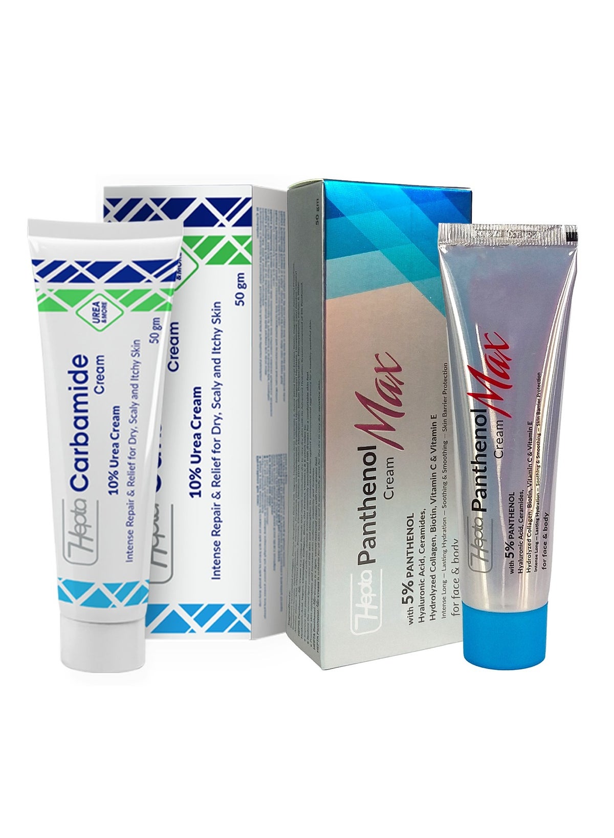 تسوق hepta وCream Set: Max Face & Body 50ml & Carbamide 10% Urea 50g ...