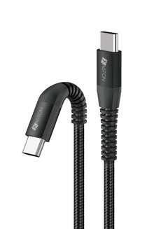XASTON TYPE C - TYPE C NYLON CABLE 1MTR 2.4A, Black - NCC12 UAE | Dubai ...