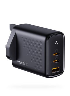 VOLTME VOLTME USB C Charger, 65W PPS 3-Port GaN Fast Charger Block ...