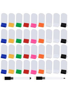 Meetory 112 Pcs Blank Game Board Markers And Game Card Stands With ...