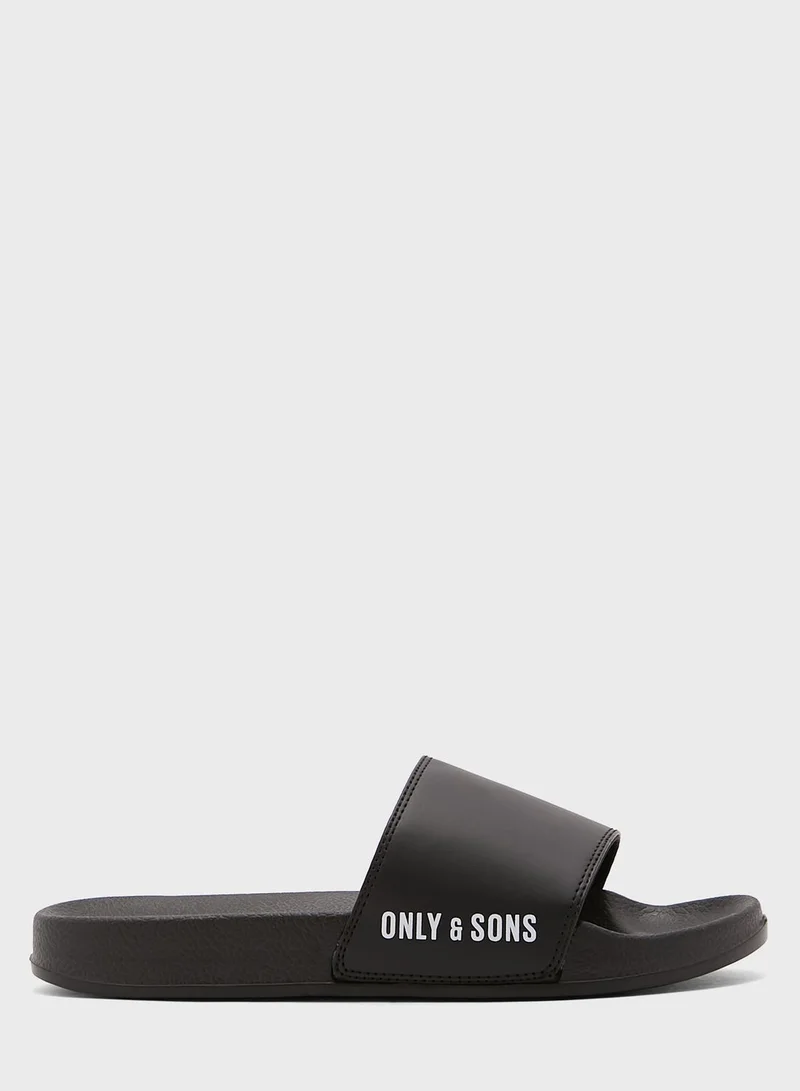 Only & Sons Logo Flip Flops for Men | Best Price UAE