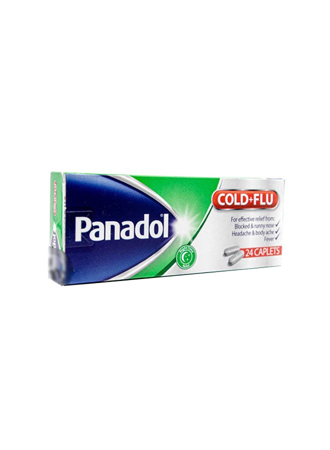 Panadol Cold And Flu Green Tablets 24'S | Best Price Egypt | Cairo, Giza