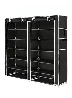 AGD 12-Layer Shoe Rack Black | Best Price KSA | Riyadh, Jeddah