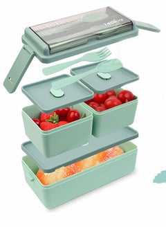 Generic Lunch Box, Double Stackable Bento Box 1400 ML Container Meal ...