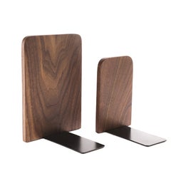 Generic Beech black walnut solid wood book stand Office student wooden ...