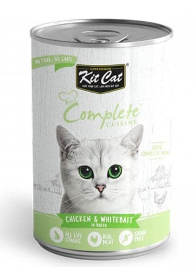 Kit Cat Kit Kat Chicken and Fish in Gravy - Wet Cat Food 150g/24 Pieces ...