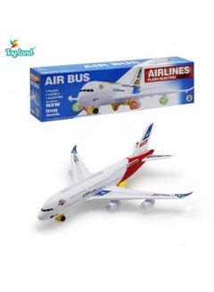 Toyland Battery Operated Airplane Toy with Flashing Light and Sound for ...