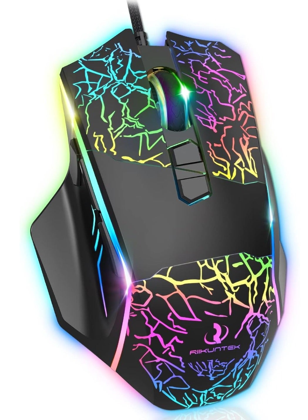 Generic RIIKUNTEK RGB Gaming Mouse - 8 Programmable Buttons (Fire ...
