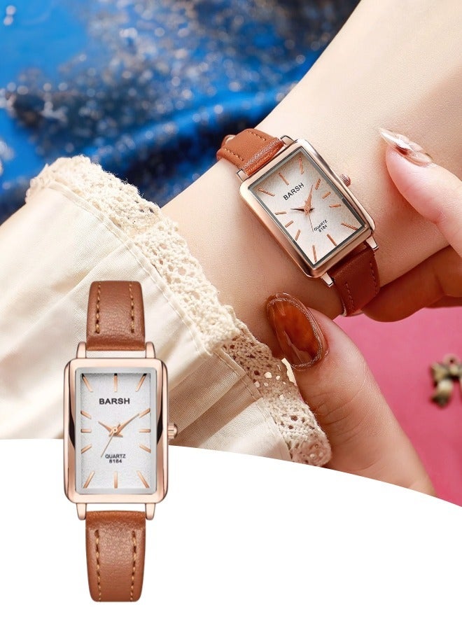 Barsh Women's Leather Strap Quartz Watch | Best Price KSA | Riyadh, Jeddah