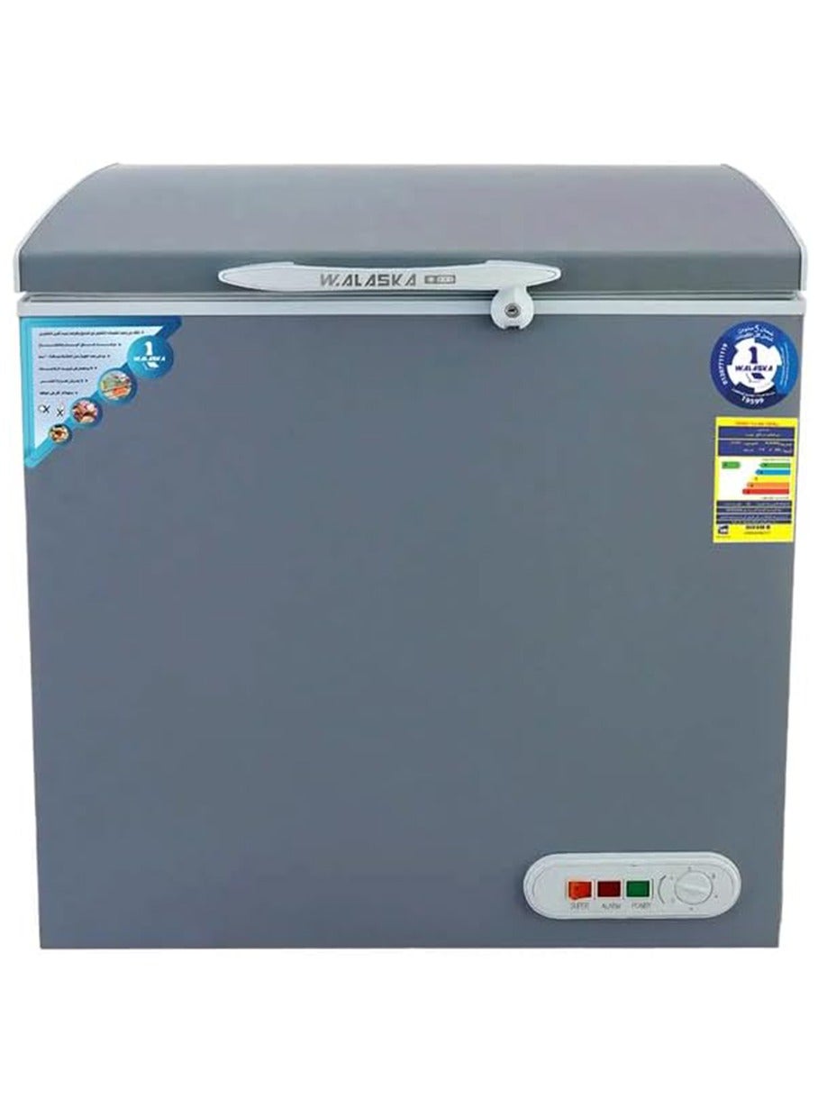 ALASKA Alaska Chest Freezer, Defrost, 200 Liters, Silver-CH200-ST ...