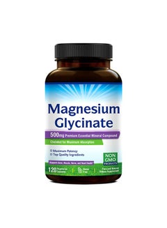 Magnesium Glycinate High Absorption Magnesium Glycinate Capsules 120 ...