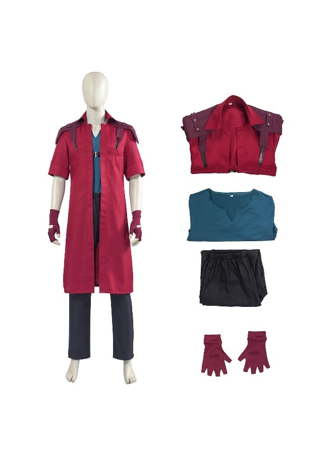 Generic Devil May Cry Dante Cosplay Costume - Devil Hunter Suit Game ...