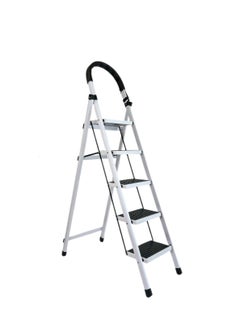 General 5 Steps Ladder，Foldable Ladder 5 Steps，Home Ladder 5 Step（White ...