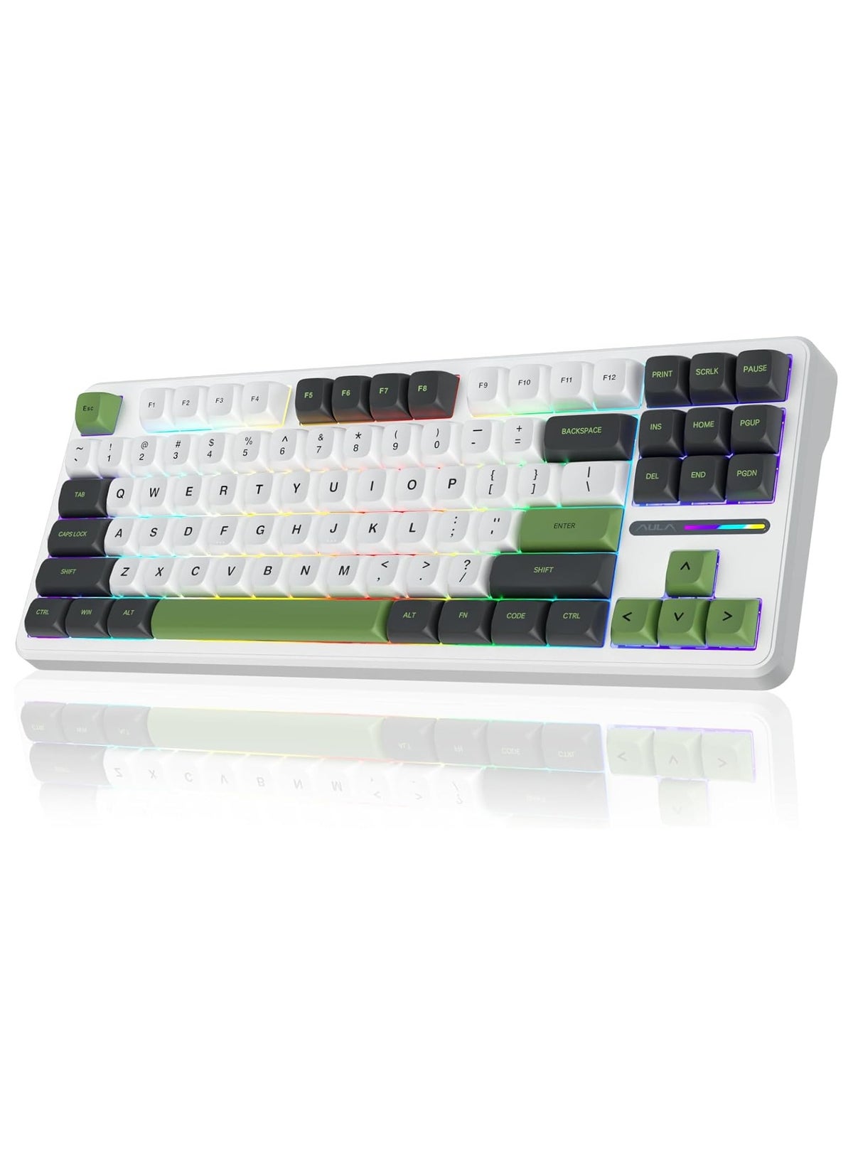 AULA F87 PRO Wireless Mechanical Keyboard,80% TKL Custom Hot Swappable ...