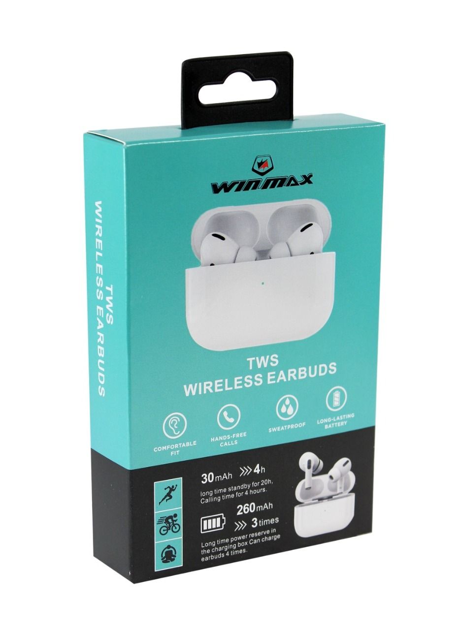 Winmax Pro TWS Wireless Earbuds White | Best Price KSA | Riyadh, Jeddah