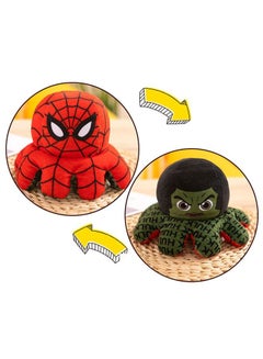 ZCM-HAPPY Non-toxic soft double-sided flipped octopus plush toy with ...