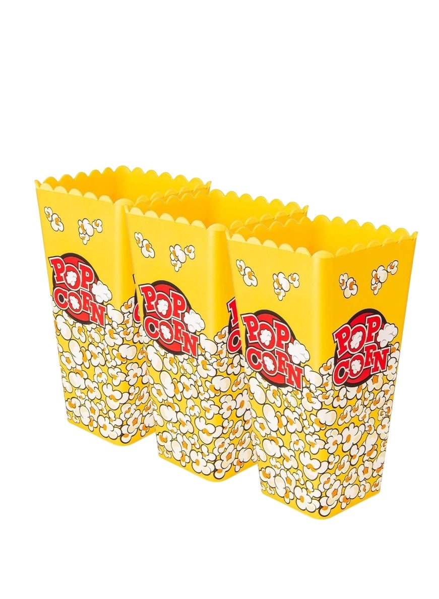 Generic Liying 3Pcs Reusable Plastic Popcorn Bucket 20 * 7.5cm for ...